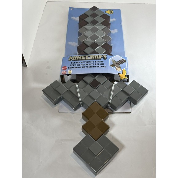 Mattel | Toys | Minecraft Deluxe Netherite Sword With Whoosh Sounds ...